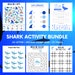 Shark Activity Bundle for Kids, Summer Activities for Kids, Printable ...