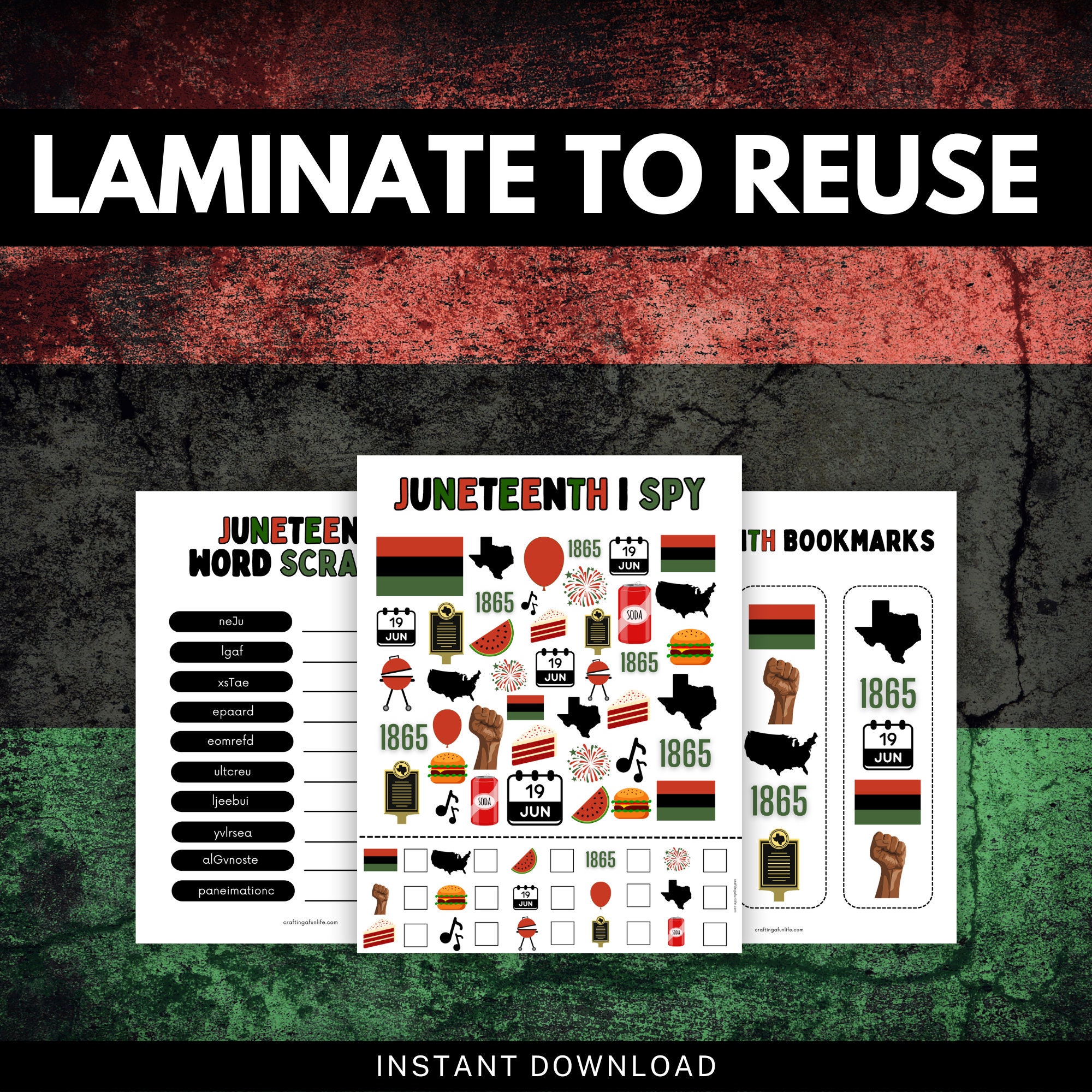 Juneteenth Activities, Kids Juneteenth Games, Juneteenth Activity ...