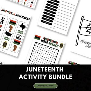 Juneteenth Activities, Kids Juneteenth Games, Juneteenth Activity ...
