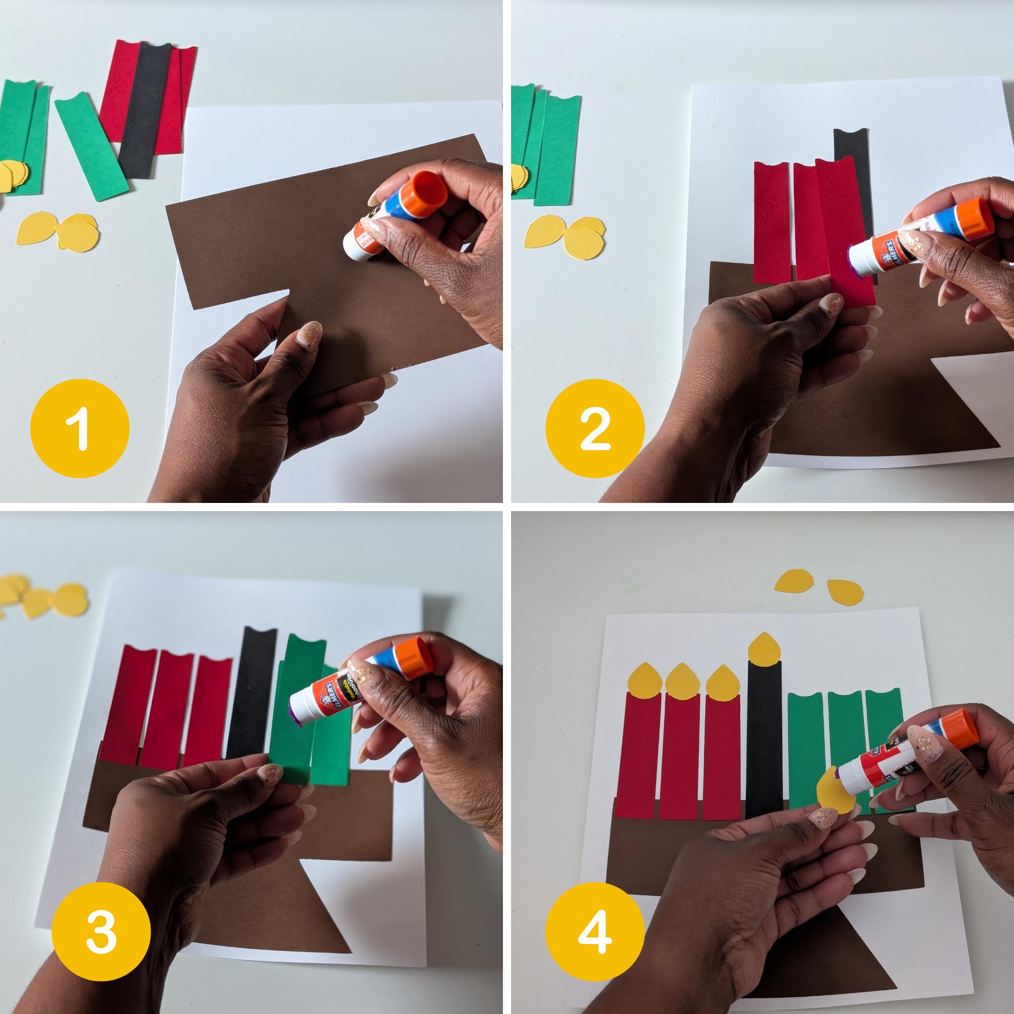 Kinara Paper Craft Kit, Kwanzaa Kids Activity - Etsy