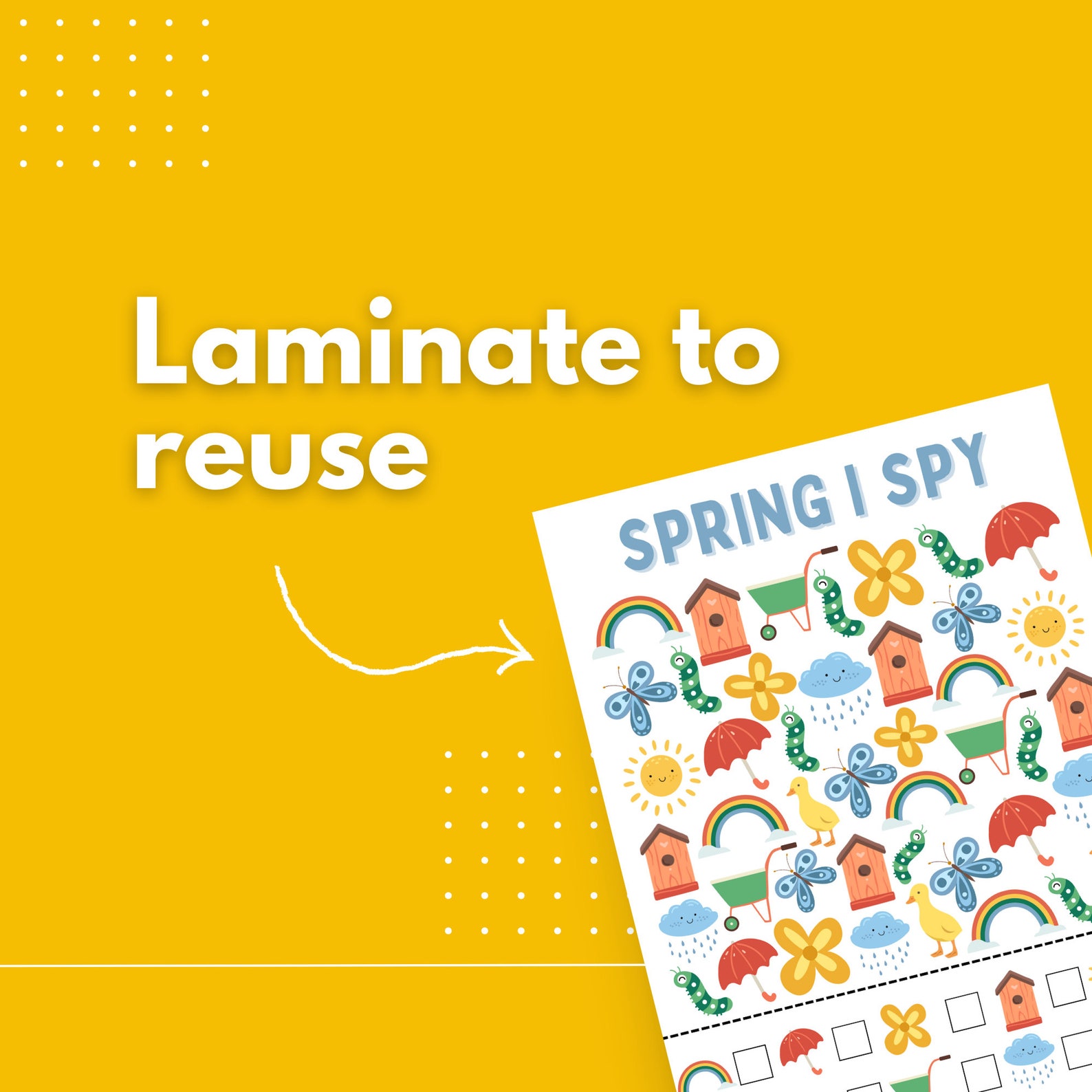 Spring I Spy Game for Kids, Spring Printable, Spring Activity, Look and ...