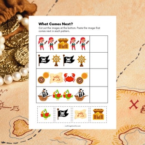 Pirate Math Activity Bundle for Kids, Printable Preschool Worksheets ...