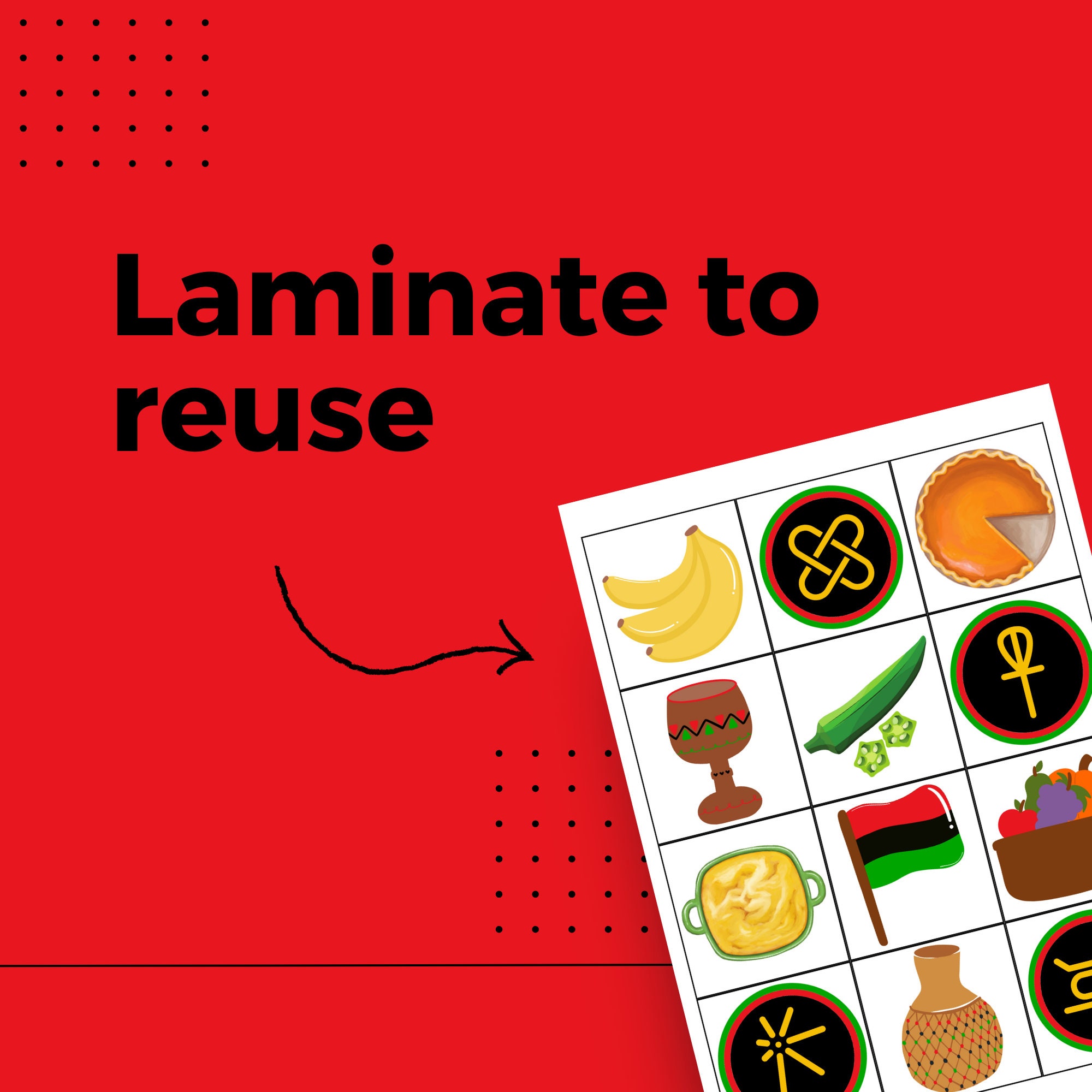 Kwanzaa Memory Match Game for Kids (digital Download) - Etsy