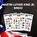 Martin Luther King Jr. Bingo, Martin Luther King Activity, Martin ...
