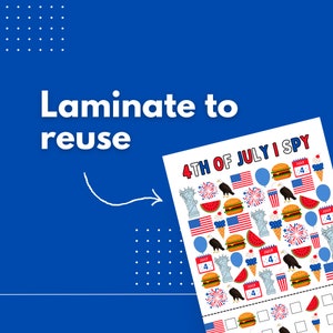 4th of July I Spy Game, 4th of July I Spy Game for Kids, 4th of July ...