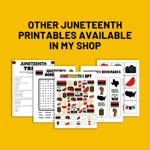 Juneteenth Find the Guest Bingo Game: Printable Party Icebreaker (PDF ...