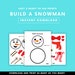 Build a Snowman Activity: Winter Printable for Kids (PDF) - Etsy