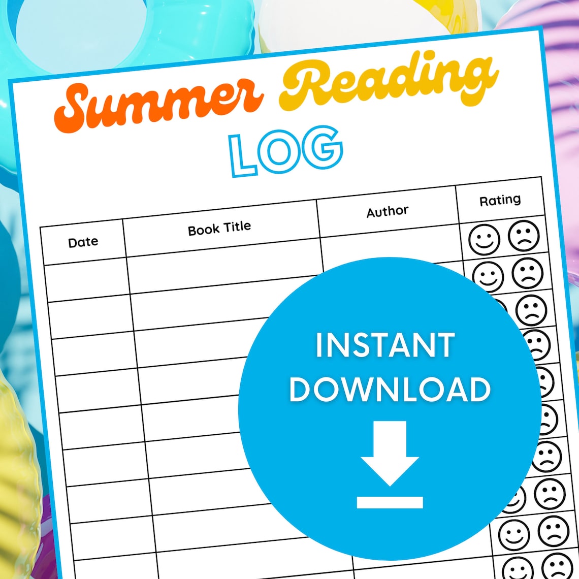 Summer Reading Bundle for Kids, Reading Printable Activities, Reading ...