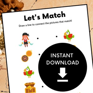 Pirate Activity Bundle for Kids, Pirate Themed Worksheets, Printable ...