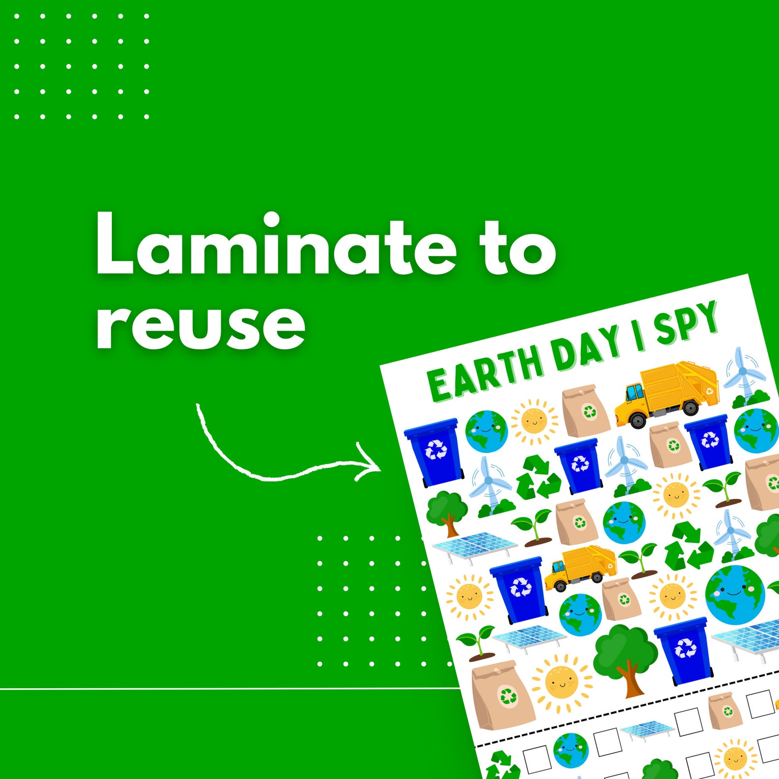 Earth Day I Spy Game for Kids, Printable Worksheet, Look and Find, I ...