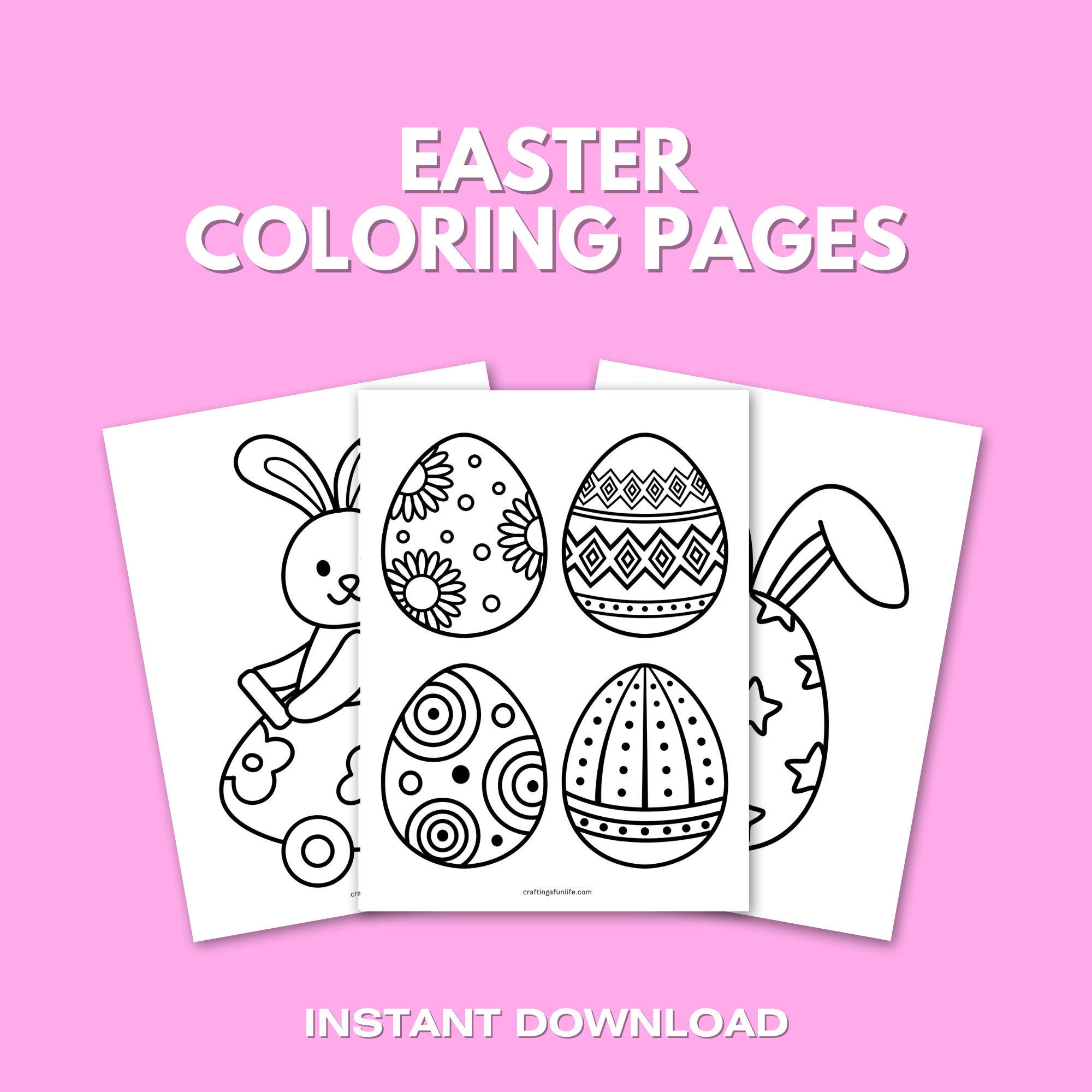 Easter Activity Bundle for Kids, Kid Games, Easter Coloring Pages, I ...