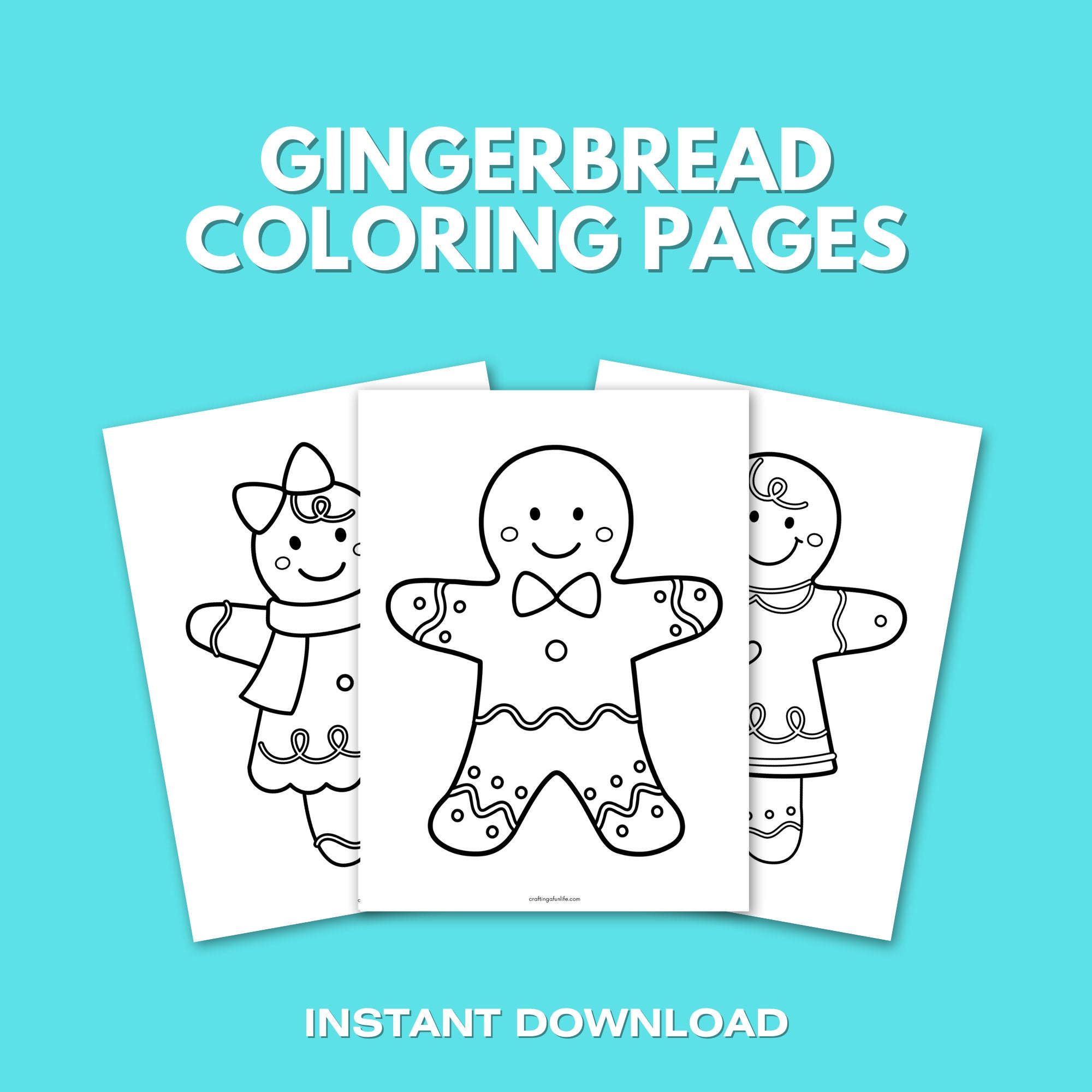 Build a Gingerbread Man, Christmas Activity, Busy Book Printable ...