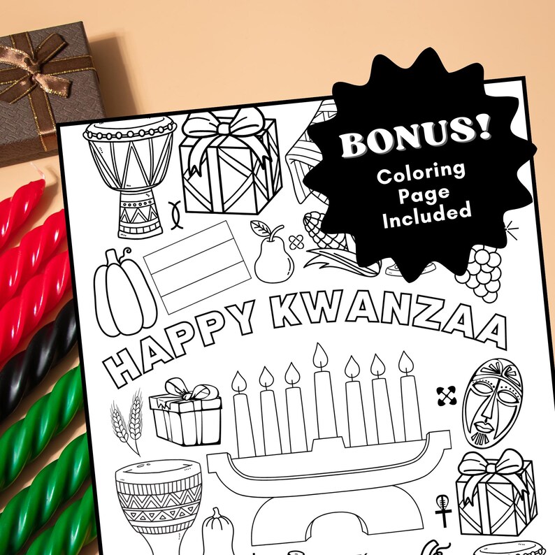 Popsicle Stick Kinara Craft Kit, Kwanzaa Activity for Kids - Etsy