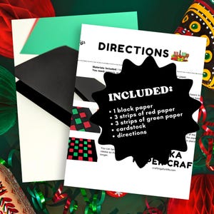Mkeka Paper Craft for Kids, Kwanzaa Craft for Kids, Classroom Crafts ...