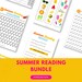 Summer Reading Bundle for Kids, Reading Printable Activities, Reading ...