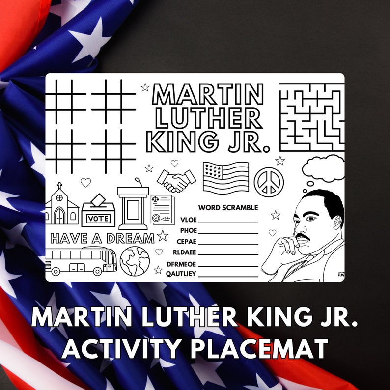 Martin Luther King Jr Activity Bundle, MLK Day Printable, Classroom ...