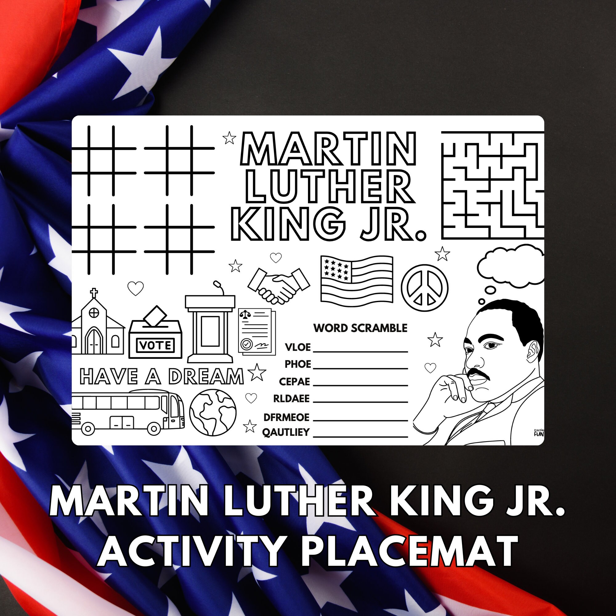 Martin Luther King Jr Activity Bundle, MLK Day Printable, Classroom ...