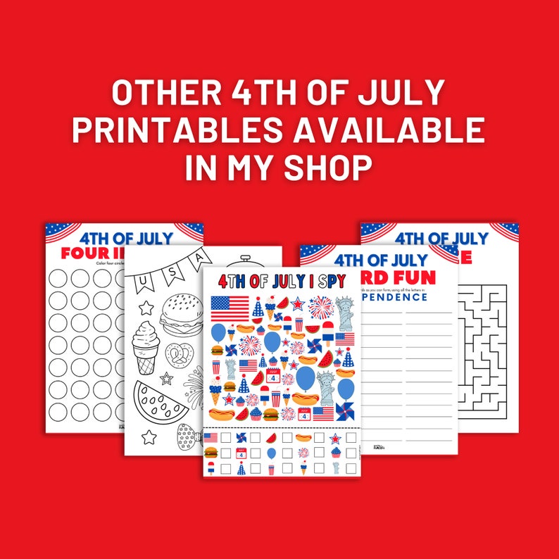 4th of July Find the Guest Bingo Game: Independence Day Party (PDF) - Etsy