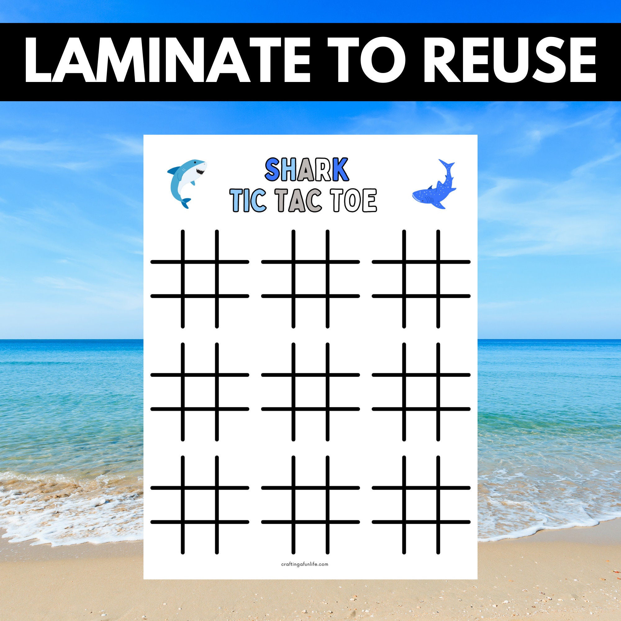 Shark Activity Bundle for Kids, Summer Activities for Kids, Printable ...