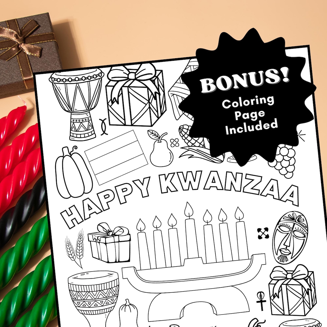 Mkeka Paper Craft for Kids, Kwanzaa Craft for Kids, Classroom Crafts ...