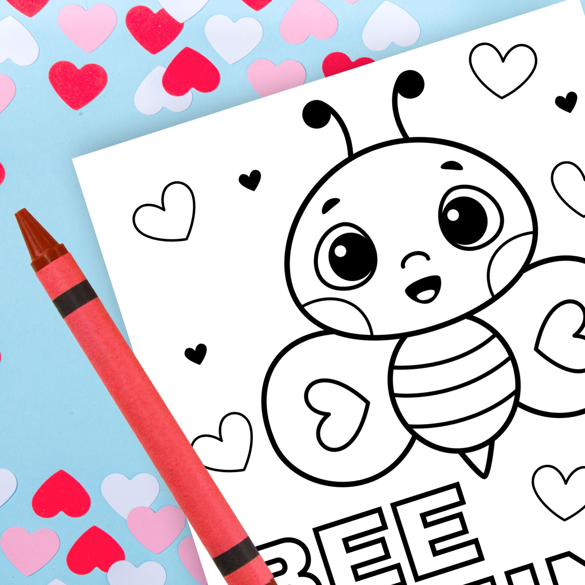 Valentine’s Day Coloring Pages for Kids, Kid’s Coloring Pages, Easy ...