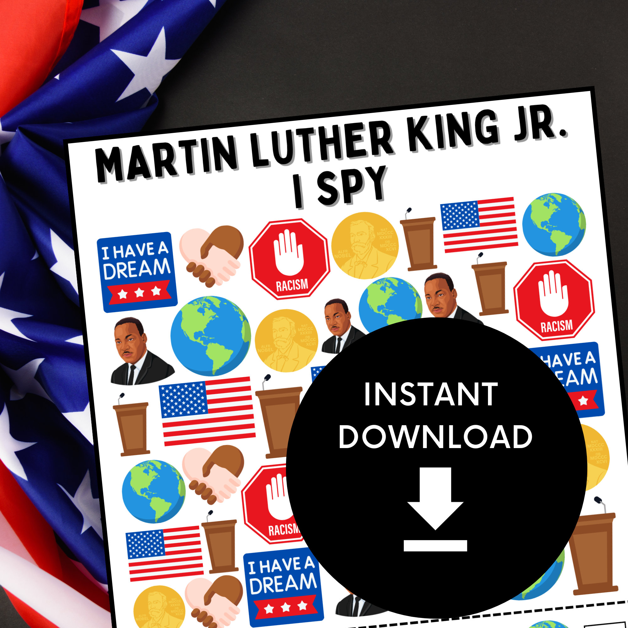 Martin Luther King Jr Activity Bundle, MLK Day Printable, Classroom ...