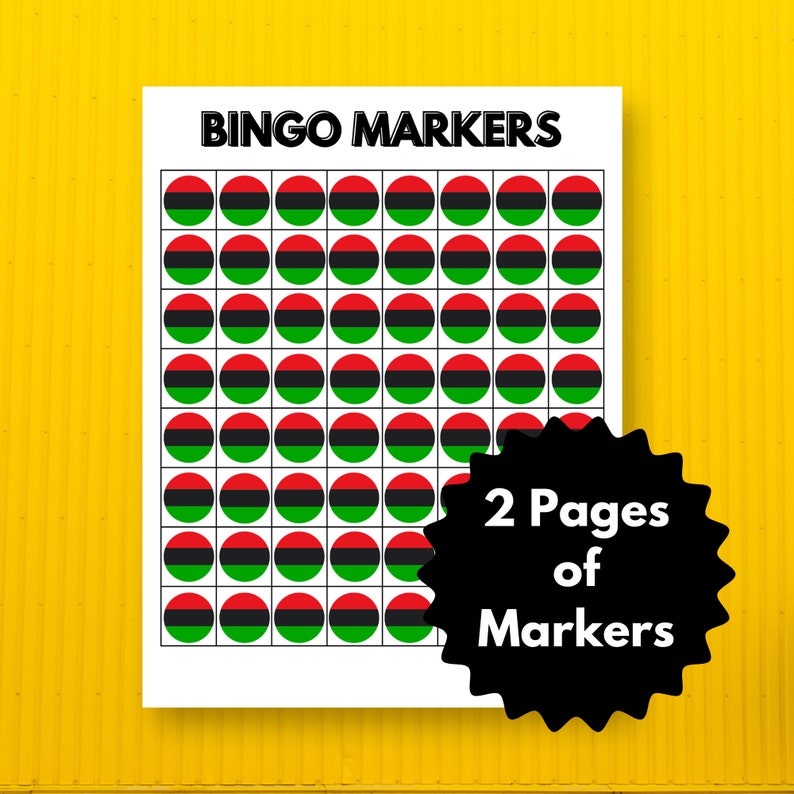 Kwanzaa Bingo Game: Printable Party Activity (digital Download) - Etsy