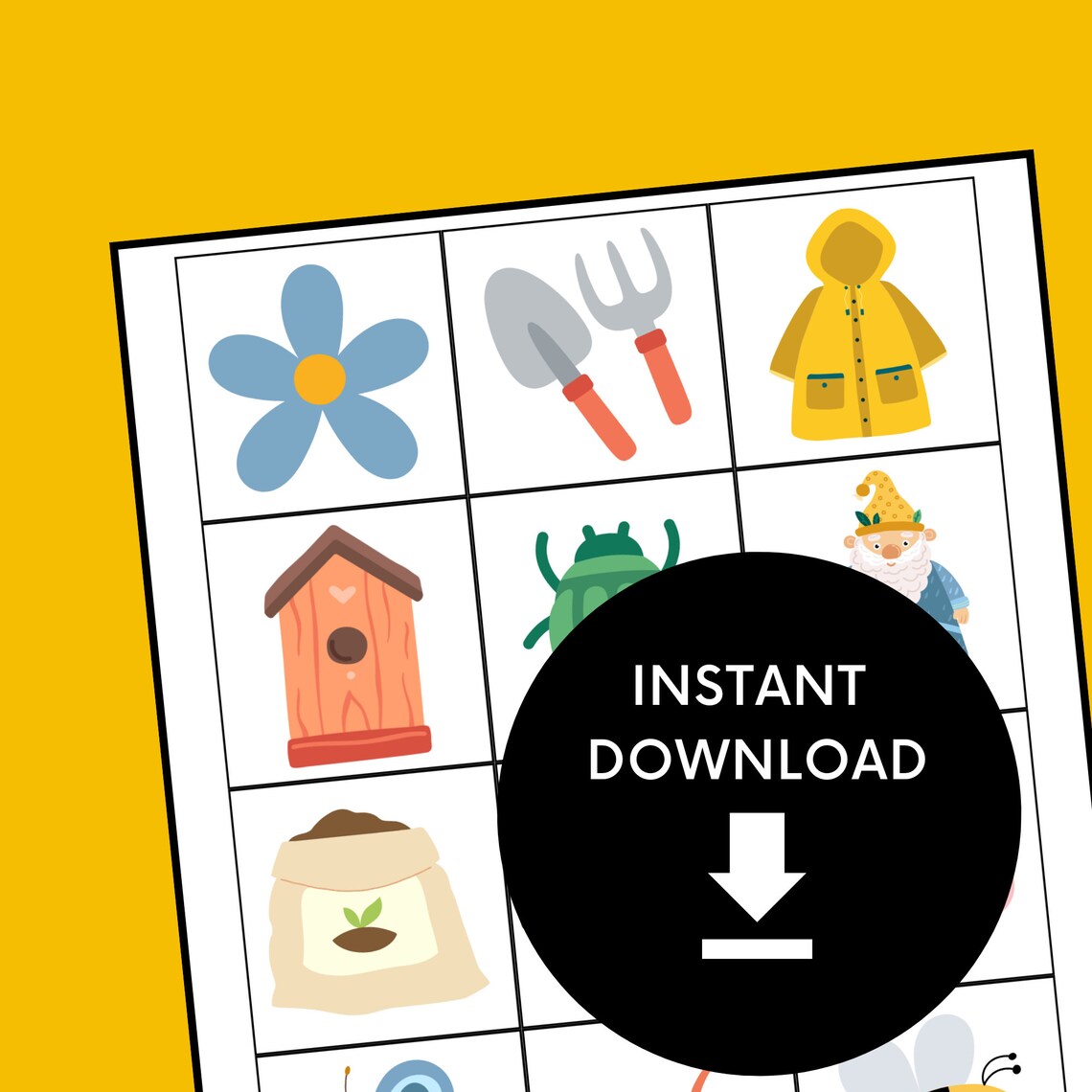 Spring Memory Match Game for Kids, Printable Spring Games, Classroom ...