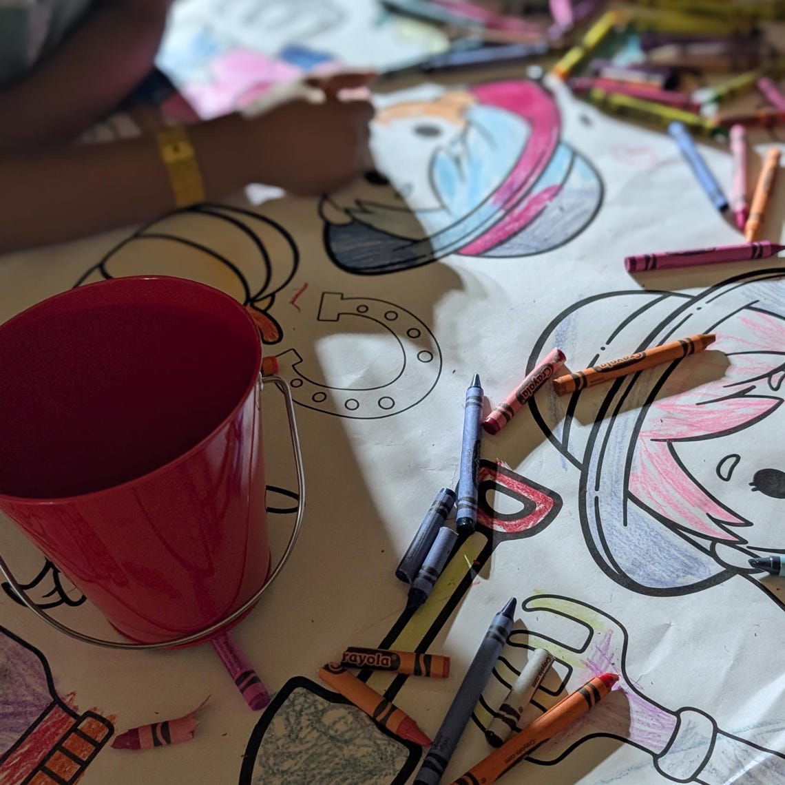 Farm Themed Kids' Table Cover Coloring Sheet, Printable Tablecloth for ...