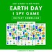 Earth Day I Spy Game for Kids, Printable Worksheet, Look and Find, I ...