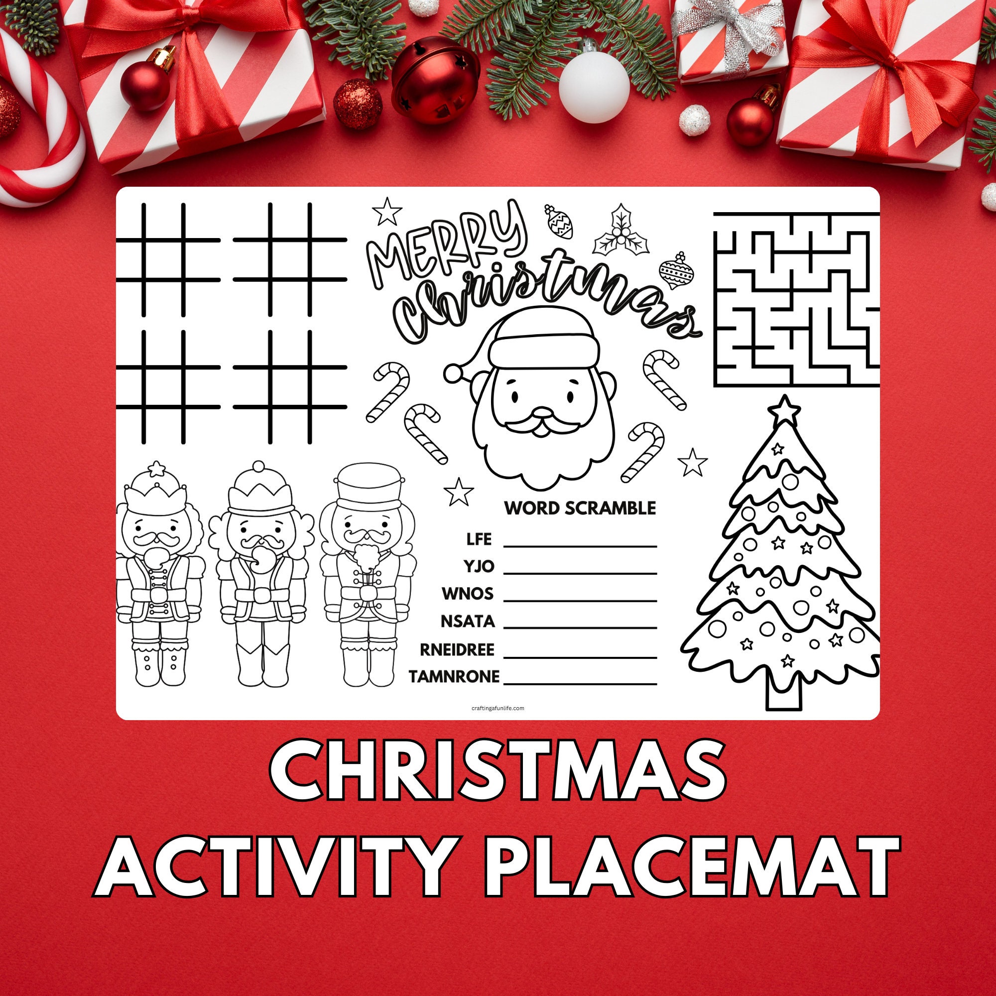 Christmas Activity for Kids, Preschool, Holiday Games, Christmas ...