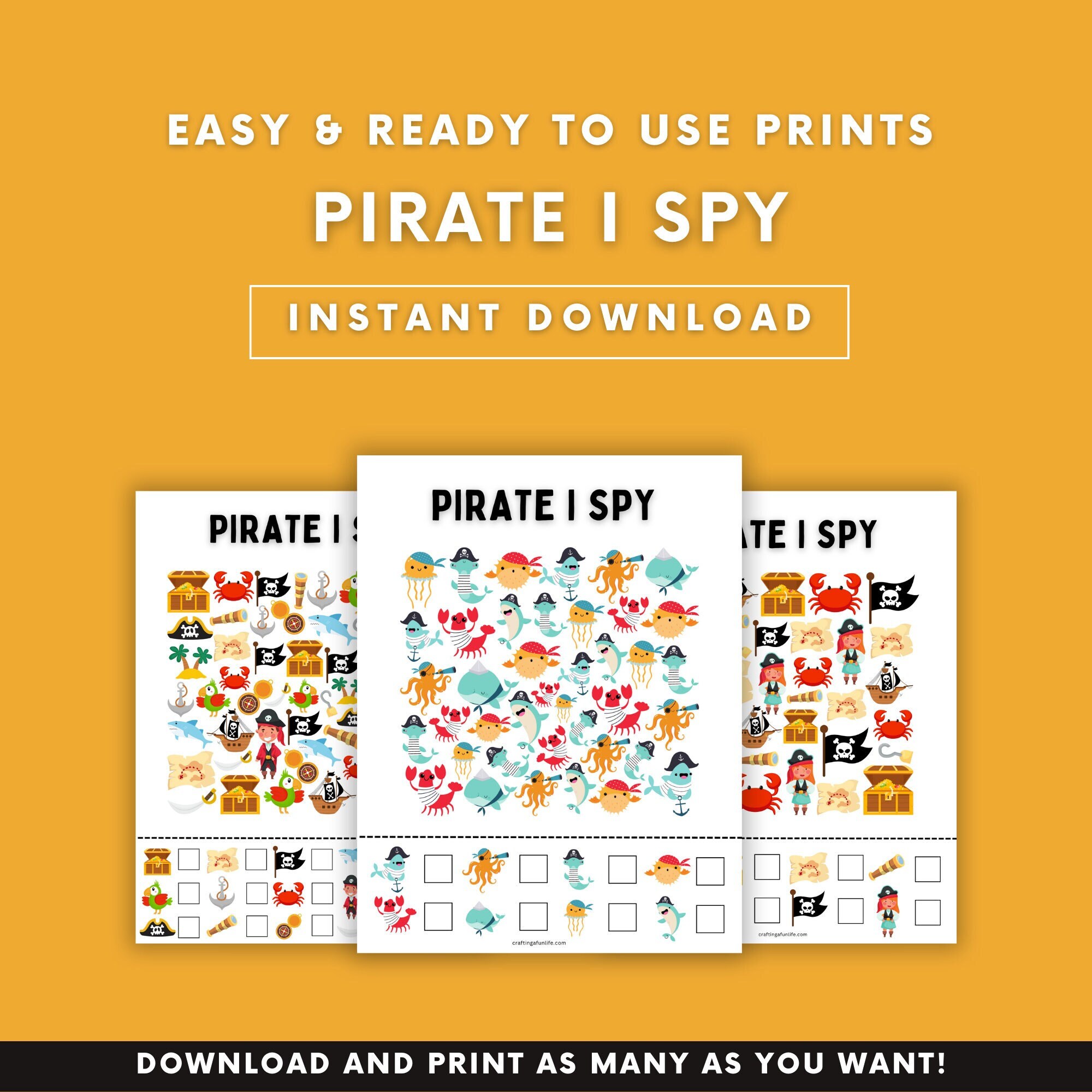 Pirate I Spy Game, Pirate Games Kids, Pirate Party Games, Pirate Party ...