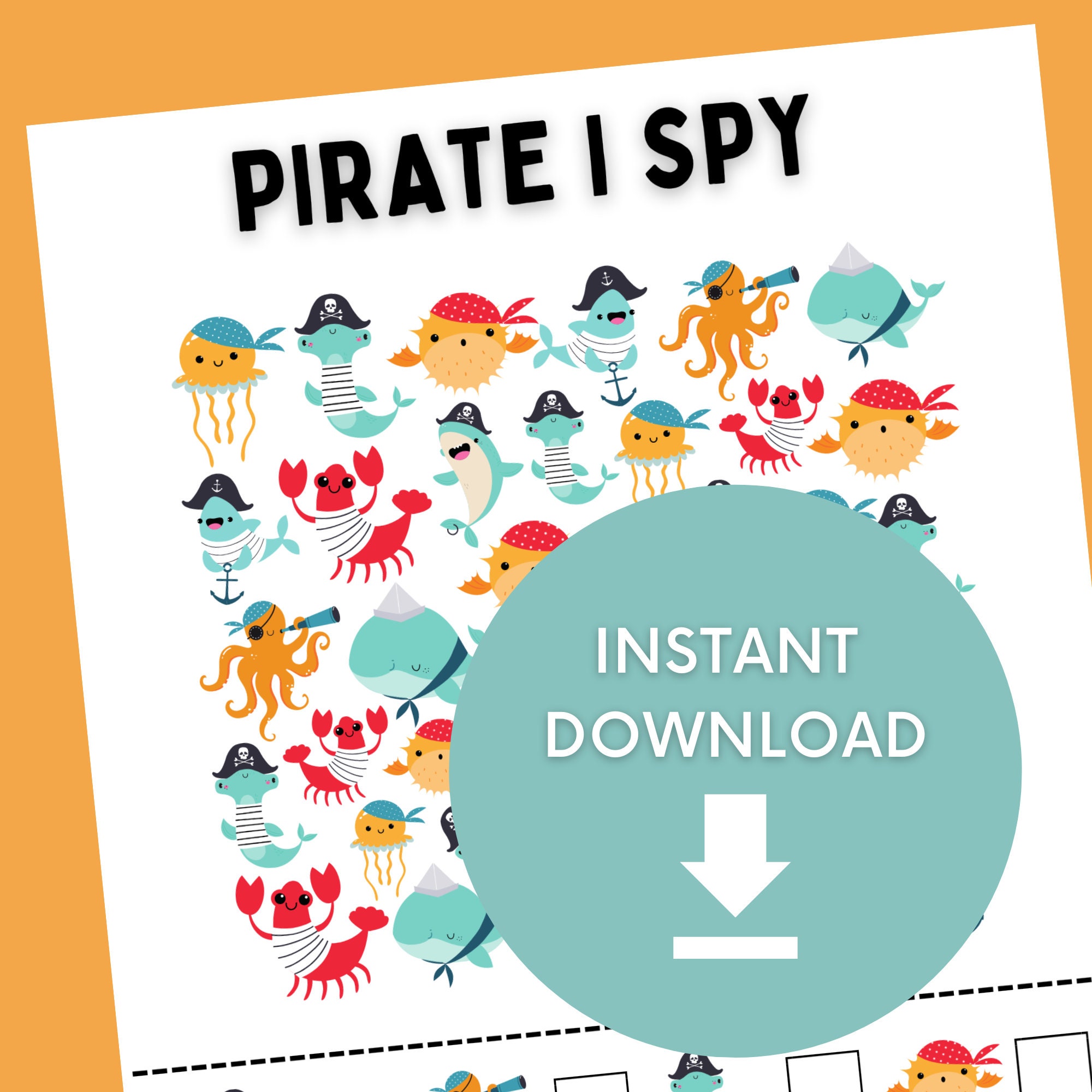 Pirate I Spy Game, Pirate Games Kids, Pirate Party Games, Pirate Party ...