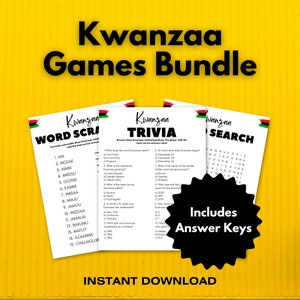 Kwanzaa Party Games, Kwanzaa Trivia Game, Kwanzaa Party, African ...