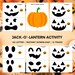 Halloween Jack-o'-lantern Activity, Pumpkin Printable, Printable ...