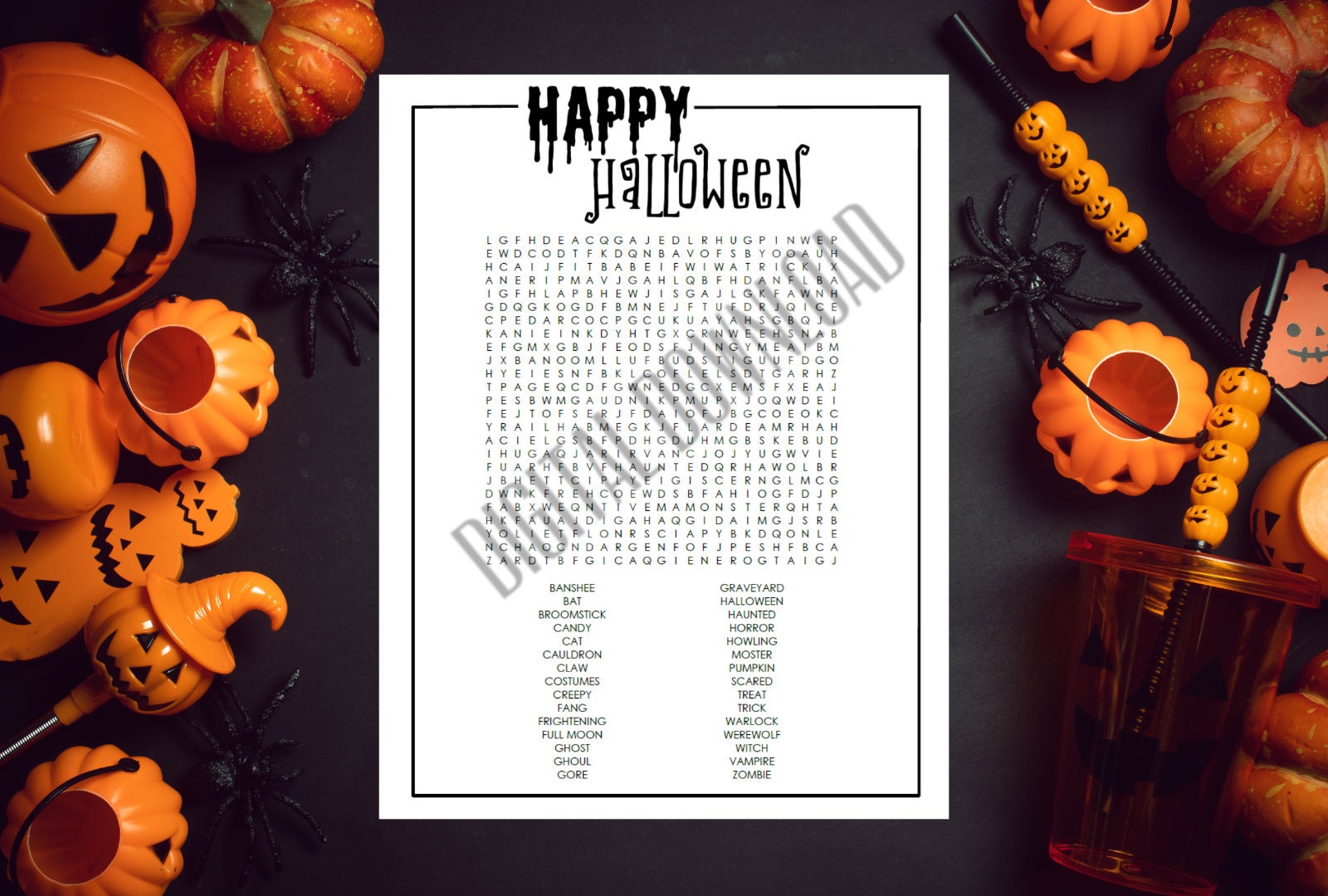 Fall Bundle Word Puzzles Answer Keys Instant Download Printable PDF - Etsy