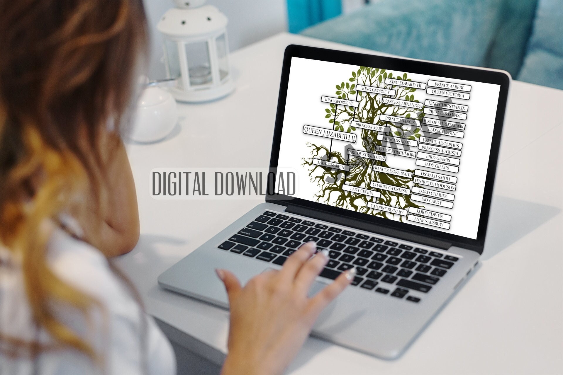Family Tree Chart 5 Generation Pedigree | Blank Pedigree Chart PDF ...