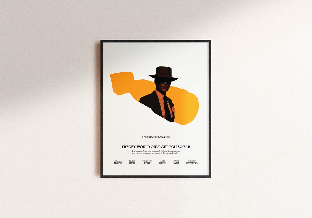 Oppenheimer, Wall Art, Printable Home Decor, Typography Print ...