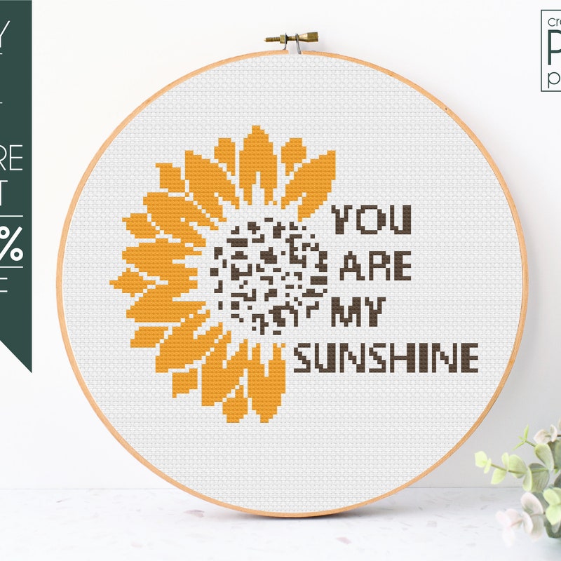 Sunshine Cross Stitch Pattern - Etsy