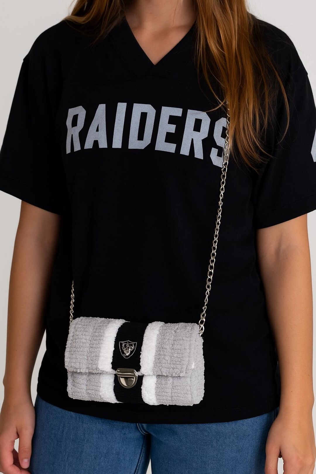 Raiders Themed Crossbody Bag - Etsy