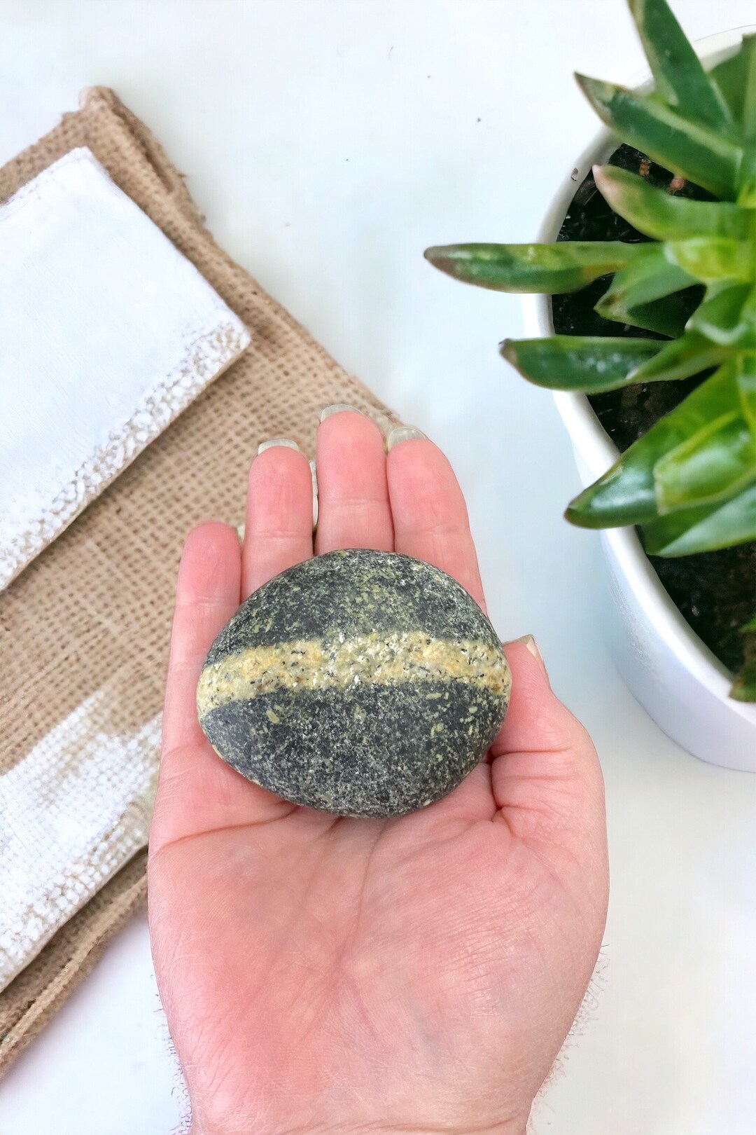 Wishing Rock Wishing Stone Beach Decor Ocean Decor Beach Stones New ...