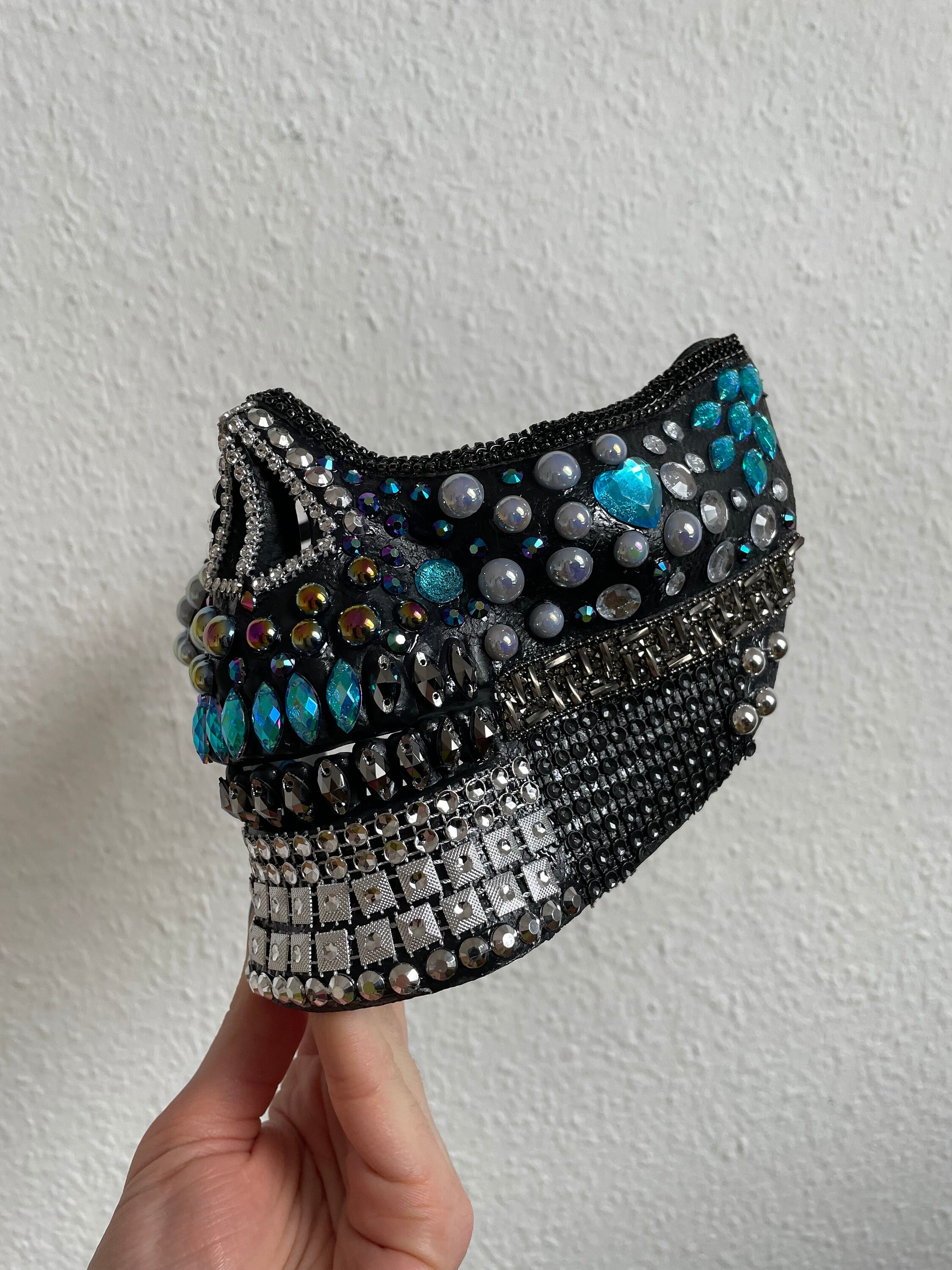 Black Skull Mask for Halloween Party Masquerade Mask Party - Etsy
