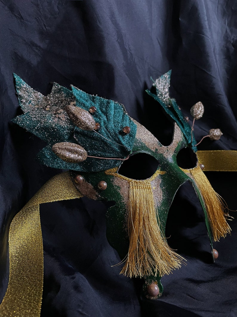 Green Fashion Mask - Etsy