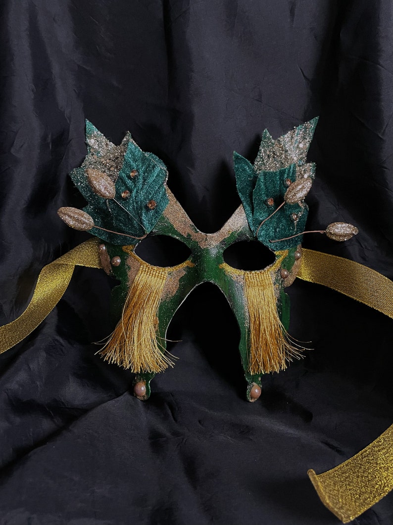 Green Fashion Mask - Etsy