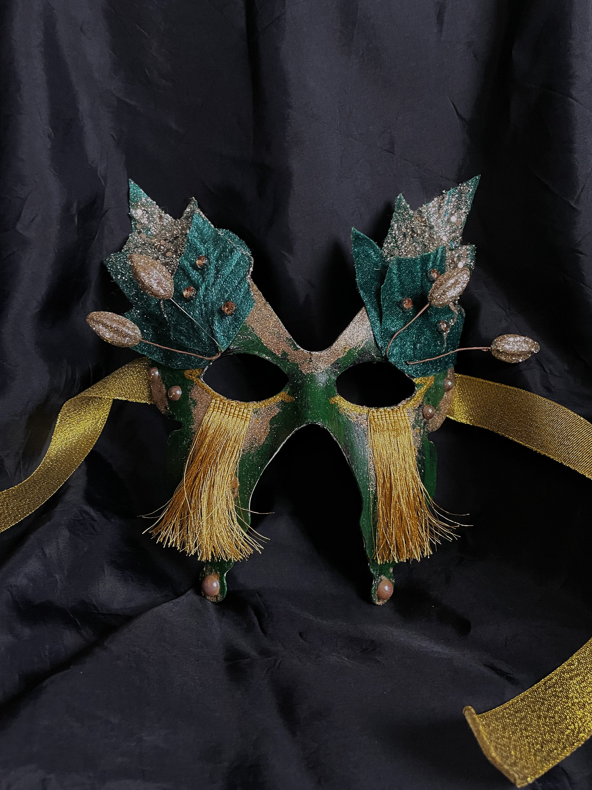Green Fashion Mask - Etsy