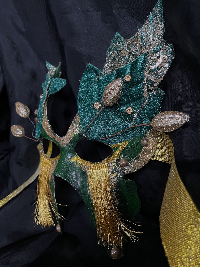 Green Fashion Mask - Etsy