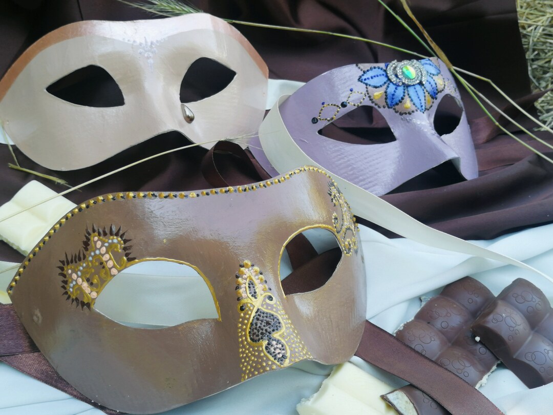 Papier-mache Carnival Mask - Etsy