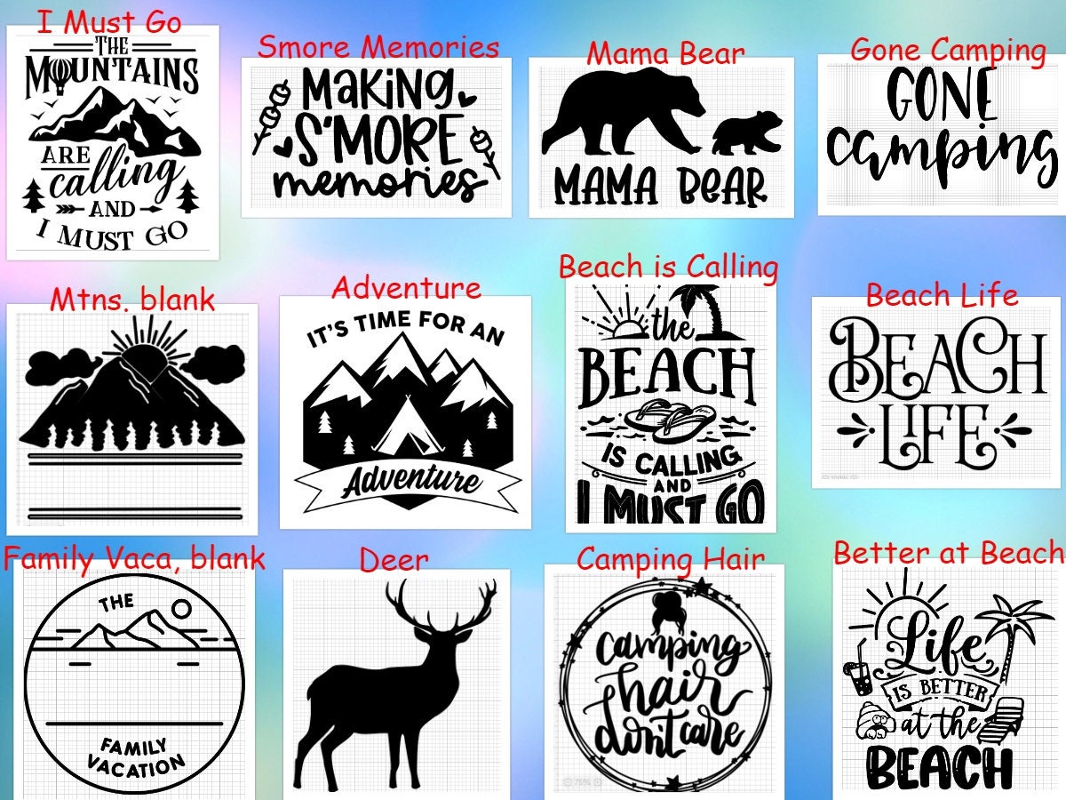 Personalized 5 Gallon Lighted Bucket Decals - Etsy