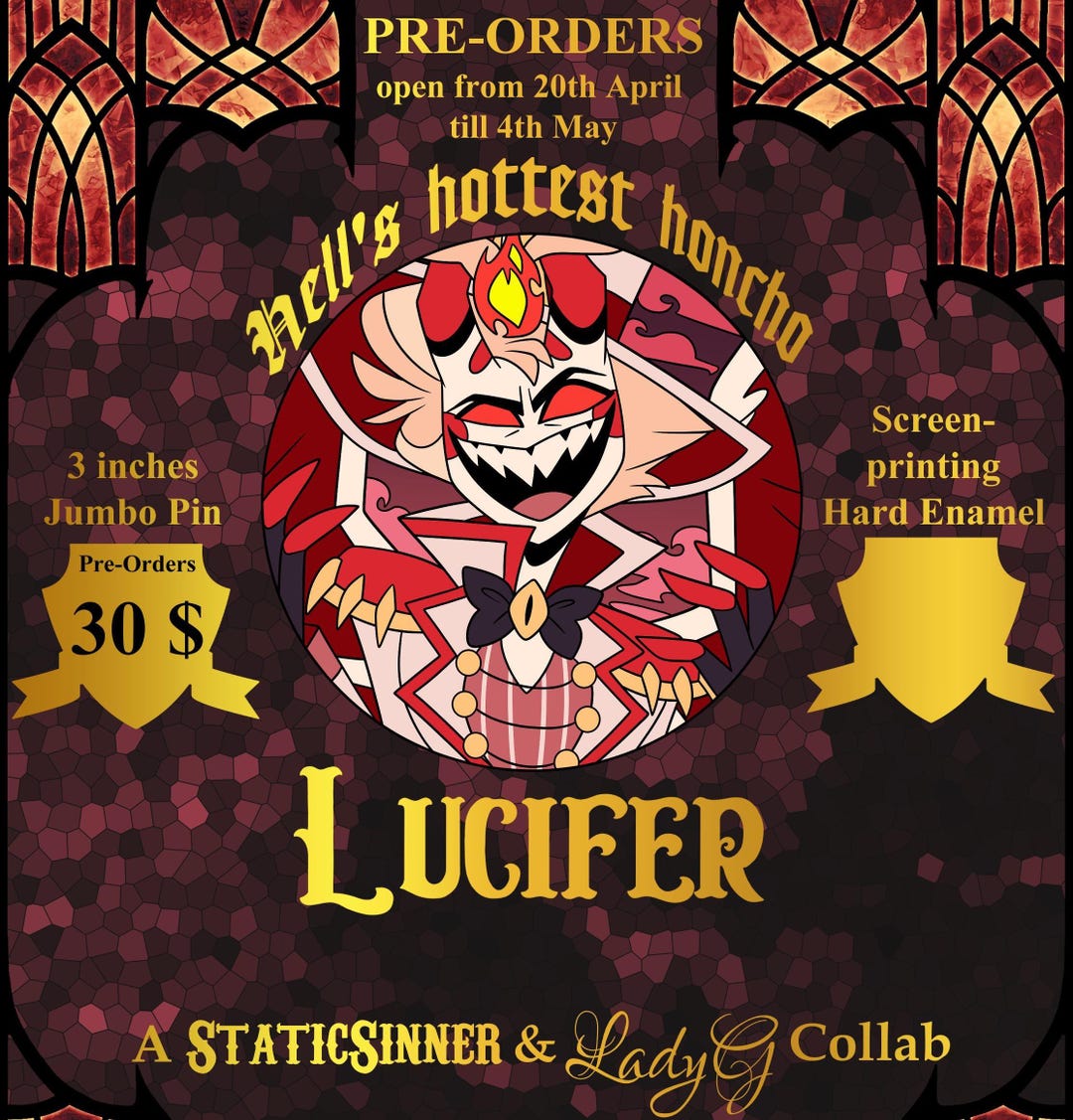 PREORDER Hells Hottest Honcho HH Luci Pin - Etsy