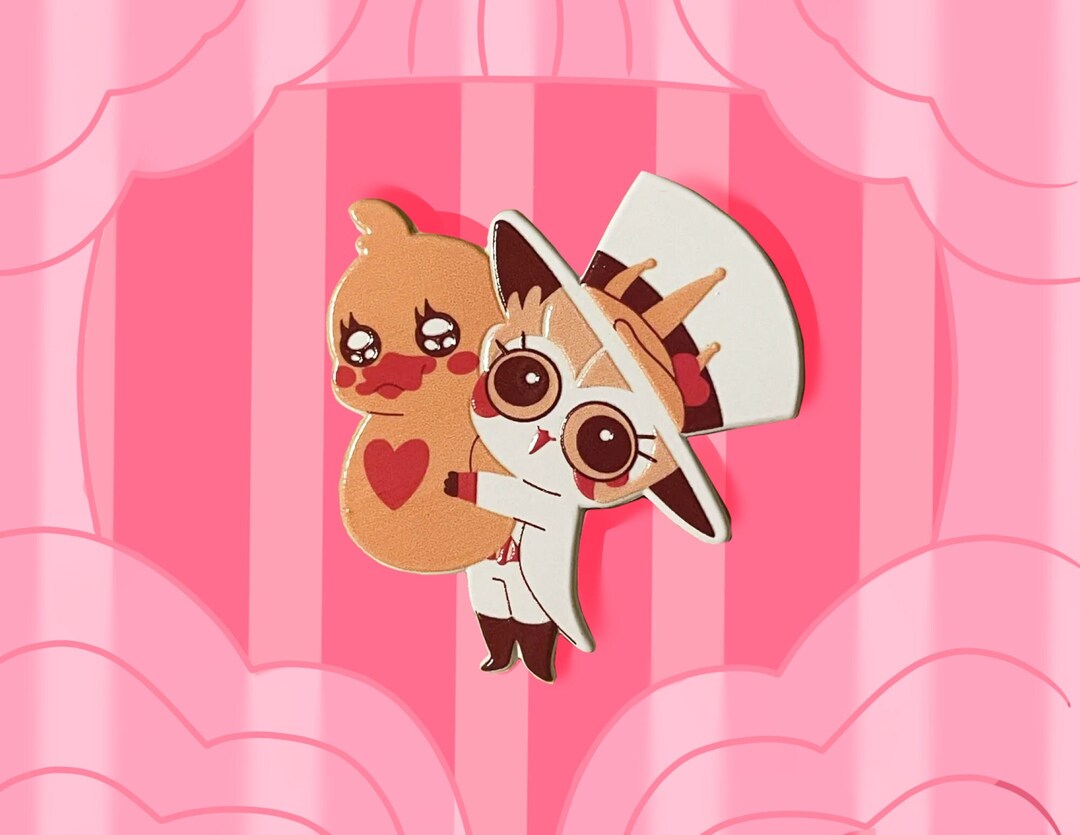 Smol King Gremlin Holding Big Duck Enamel Pin HH Lucifer - Etsy